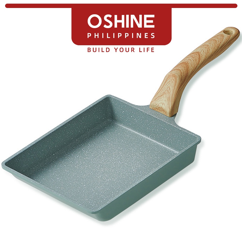 OShine Non Stick Tamagoyaki Pan Kawali Flat Frying Pan Cooking Egg For ...