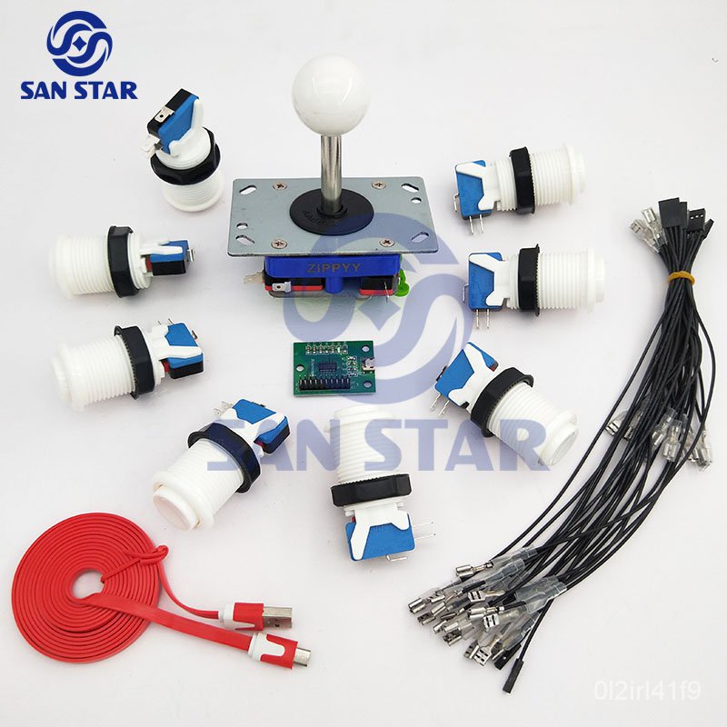 DIY Pandora Arcade Game Box kits Arcade controller Zippy Joystick Push Button For Claw Machine ...