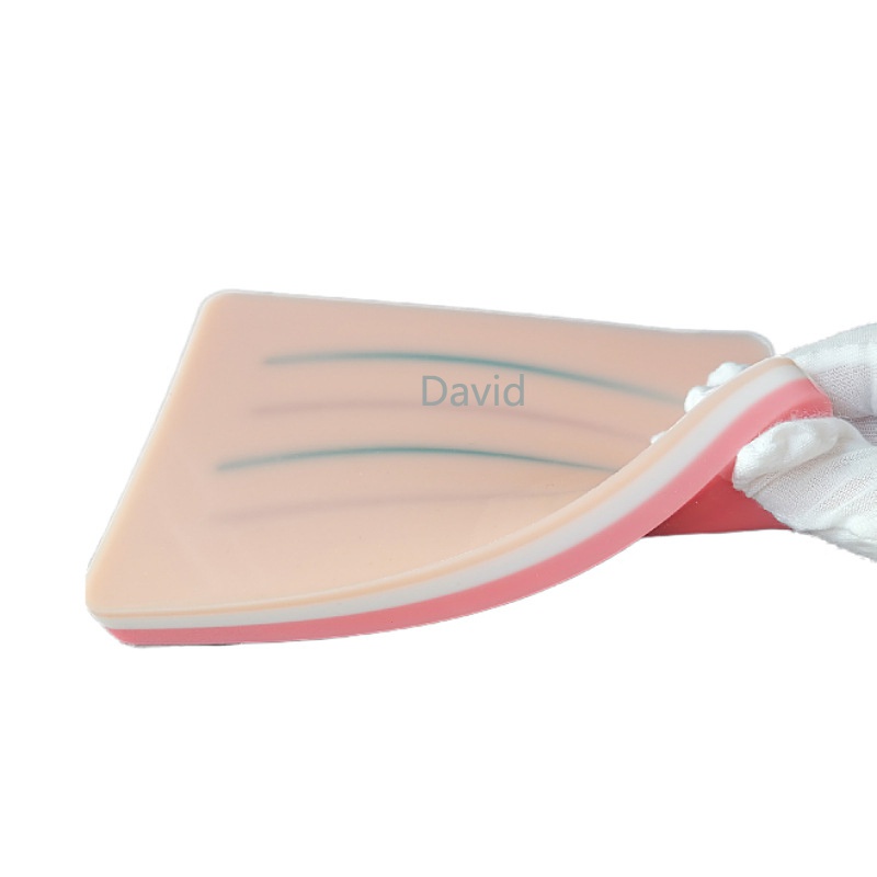 Venipuncture IV Injection Training Pad Silicone Human Skin Suture Model ...