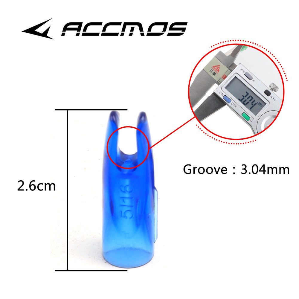 12pcs Archery Plastic Arrow Nocks Nock 5/16 OD 8mm Fit For Diameter 7mm ...