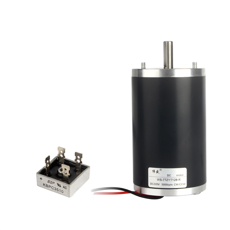 200W DC high-speed motor permanent magnet motor DC220V high power high ...