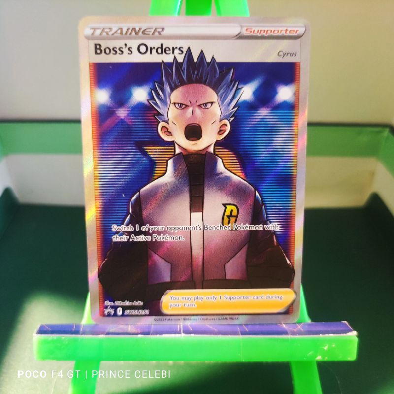 Pokemon TCG - Boss's Orders - Cyrus Full Art | Shopee Philippines