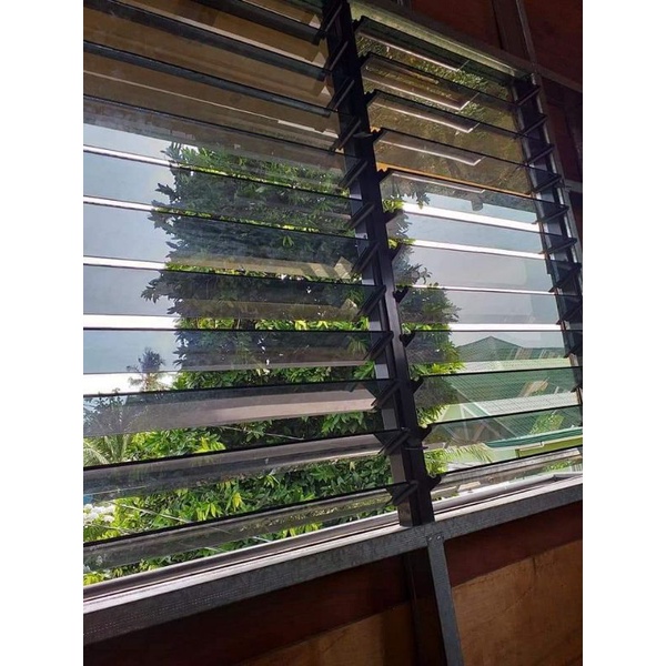 ℗RMD jalousy frame Jalou Plus 4 Blades to 5 Blades ANALOK DARK BROWN ...