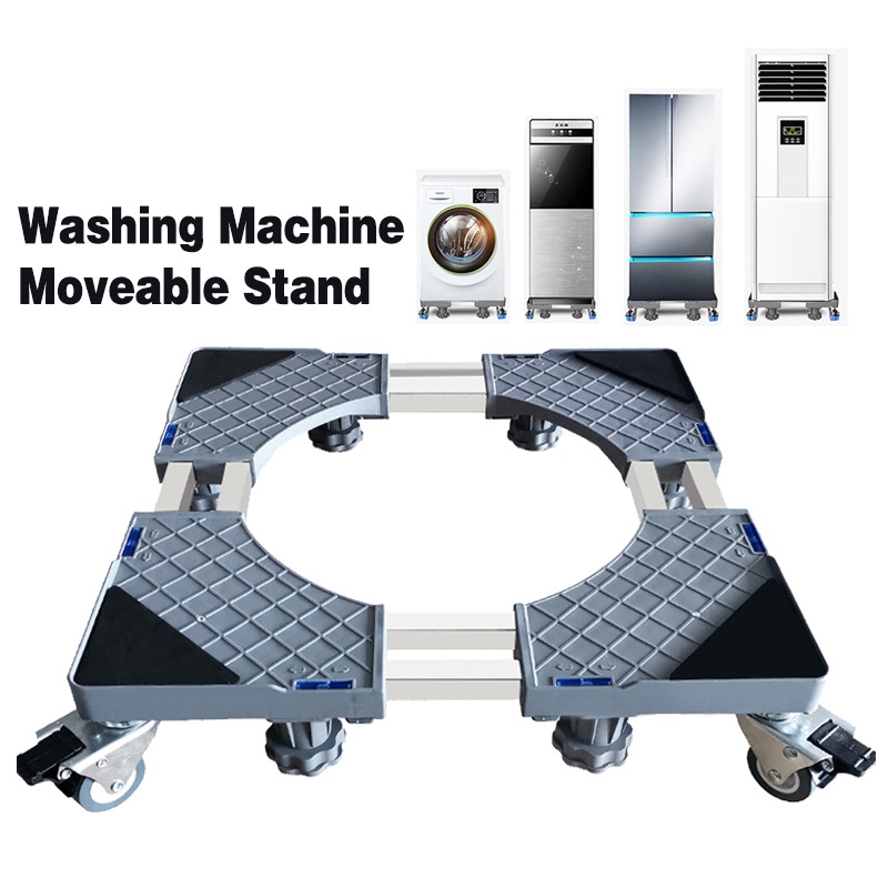 ☬Movable Washing Machine Base Air Conditioner Base Refrigerator Floor ...
