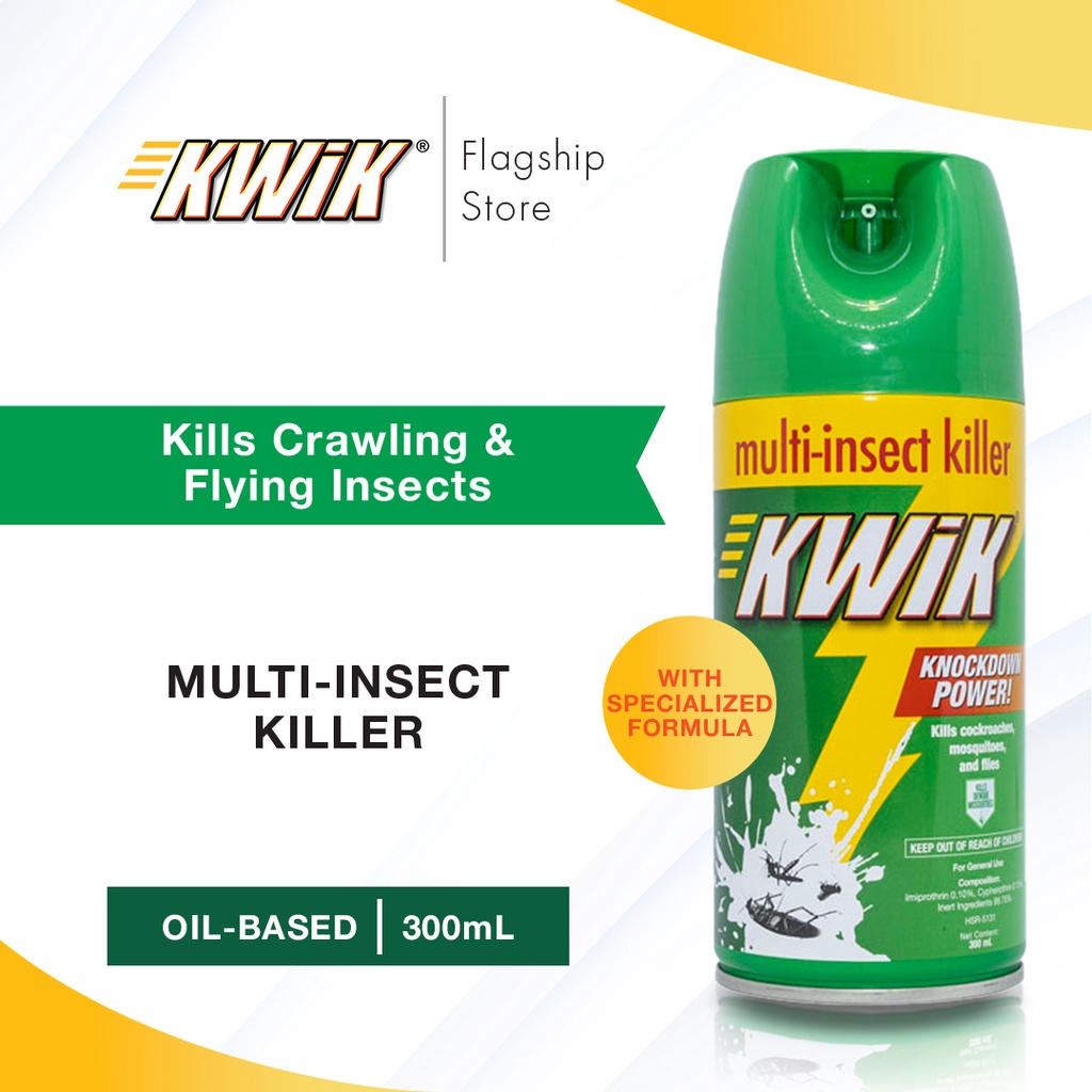 KWiK Multi-Insect Killer (Oil-Based) 300mL | Shopee Philippines