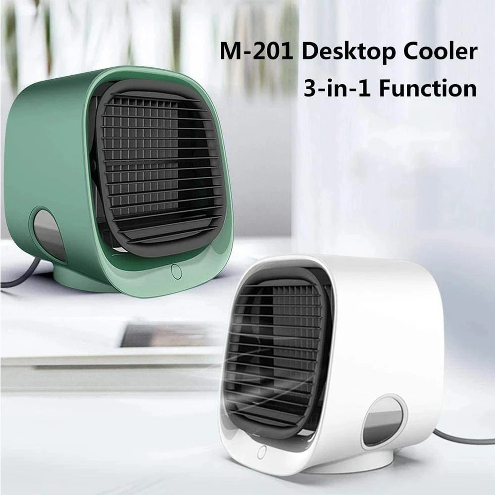 Air Conditioner Mini Air Cooler Fan USB Portable Air Conditioner 3 Gear ...