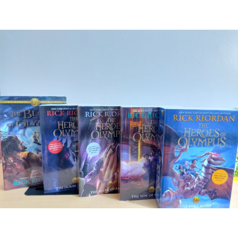 Heroes of Olympus Books by Rick Riordan | TPB | HB | Shopee Philippines