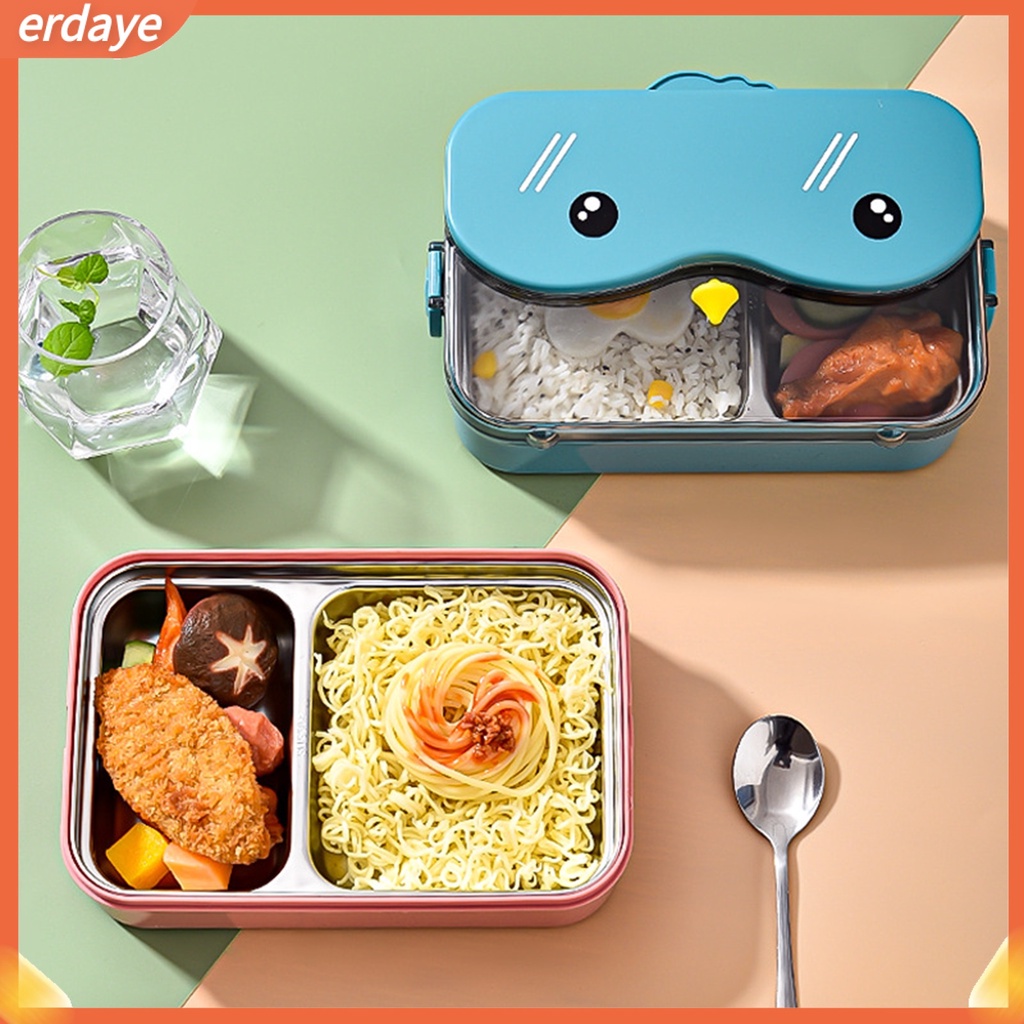 [erdaye] Stainless Steel Lunch Storage Box Sealed Well Portable Lunch ...