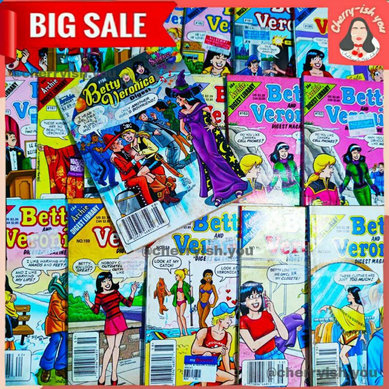 BETTY & VERONICA SINGLE DIGEST MAGAZINE (#11 - 200)VINTAGE:Archie ...