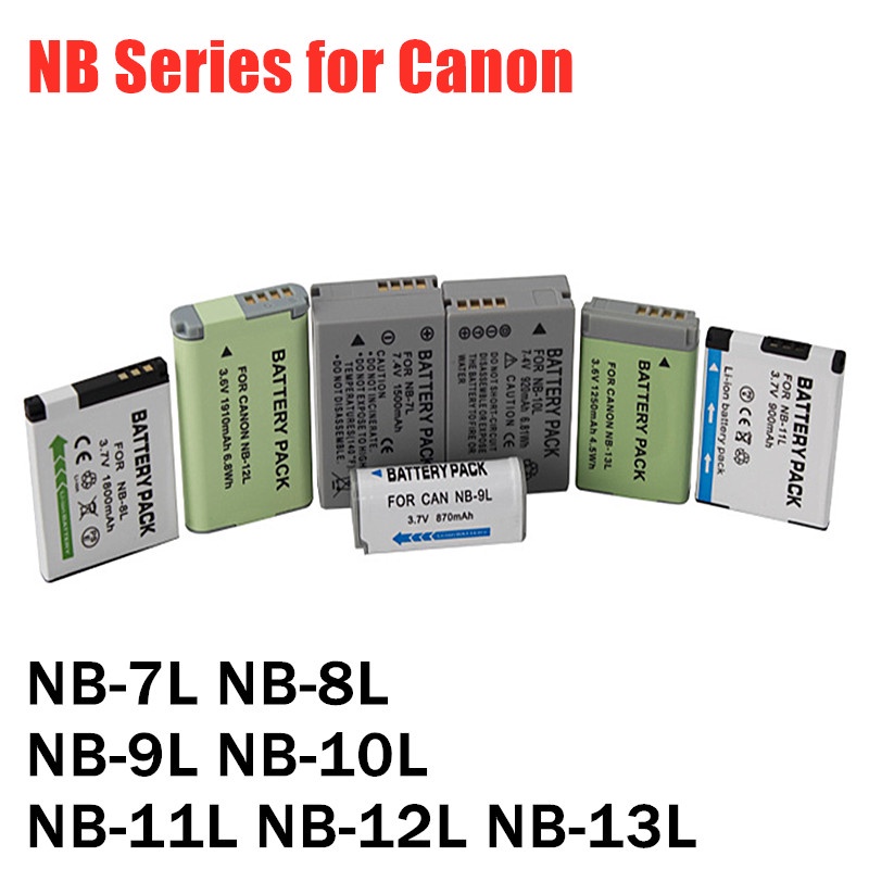 Camera NB-13L Battery NB Series for Canon NB-7L NB -8L NB-9L NB-10L NB ...