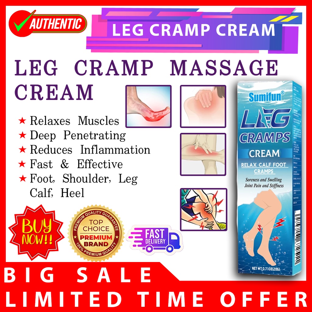 ☢ SUMIFUN Leg Cramps Cream Gamot sa Pulikat Leg Cramps Pain Relief ... ☢ SUMIFUN Leg Cramps Cream Gamot sa Pulikat Leg Cramps Pain Relief ...