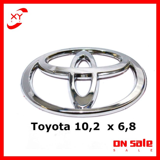 XY Toyota CHROME Car Logo Emblems | Shopee Philippines