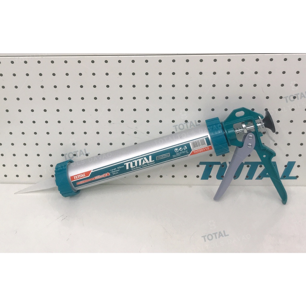 TOTAL Aluminum caulking gun 12" THT20112 industrial | Shopee Philippines