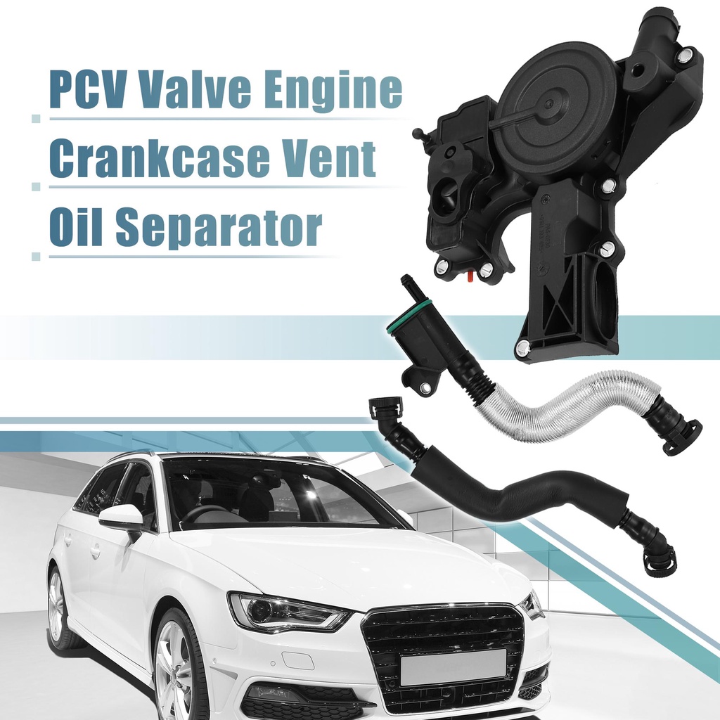 Uxcell PCV Valve Engine Crankcase Vent Oil Separator Breather Hose Kit ...