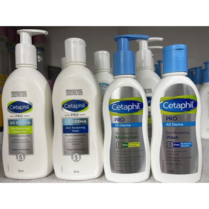 №Cetaphil PRO AD Derma Skin Restoring Wash/ Moisturizer/ Anti Microbial ...