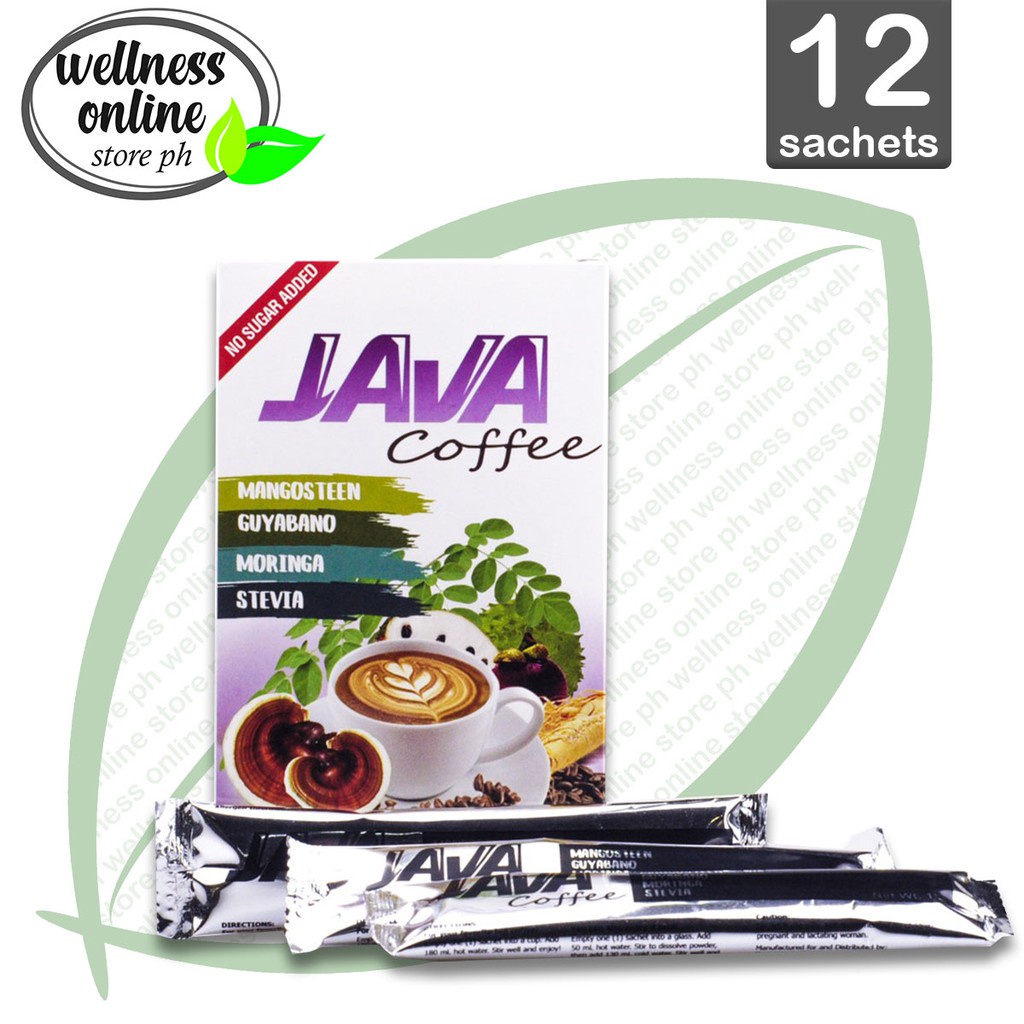 Java 8 in 1 Herbal and Healthy Coffee Mix with Guyabano, Mangosteen ...