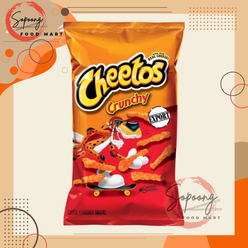 CHEETOS CRUNCHY REAL CHEESE 226.8G | Shopee Philippines