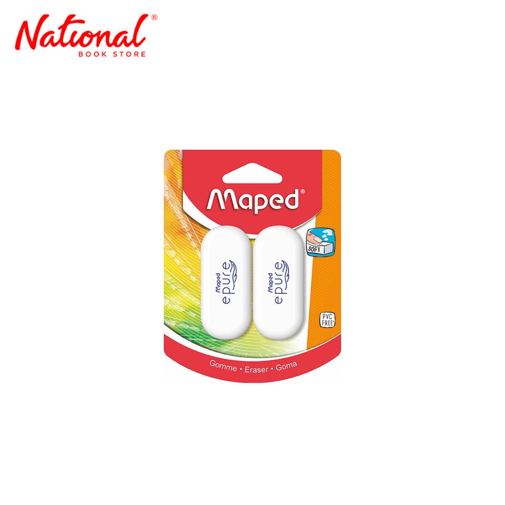 Maped Rubber Eraser Epure 2's 103700 - Back To School Supplies | Shopee ...