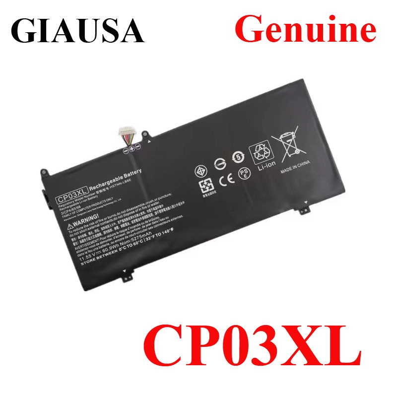 Genuine Cp03xl Battery For HP Spectre X360 13-Ae049ng 13-Ae040ng 13 ...