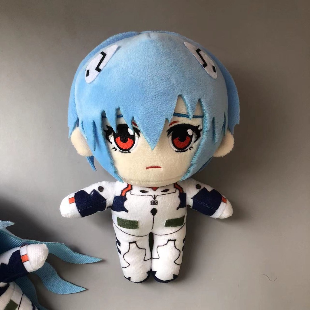 【new】 New Evangelion rei Plush Toys Doll 20cm Kawaii rei Asuka Plush ...