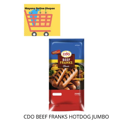 CDO BEEF FRANKS HOTDOG JUMBO 500g | Shopee Philippines