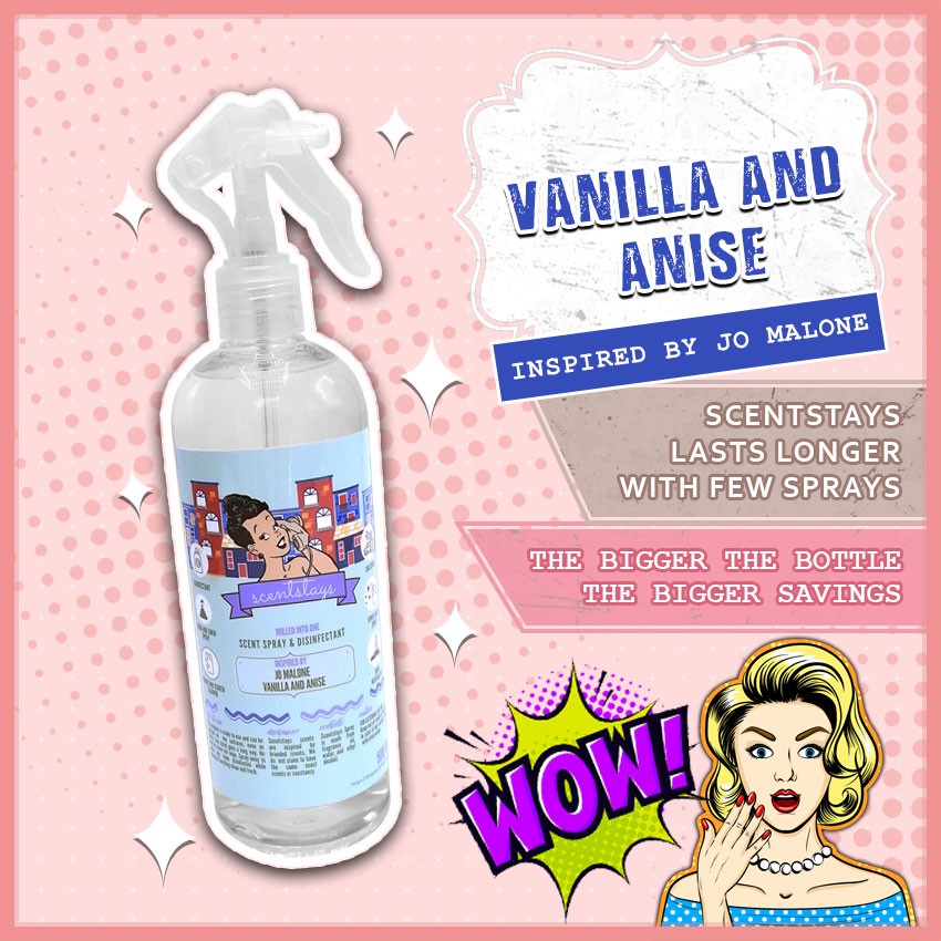 ┋500ML Disinfecting Room and Linen Spray Jo Malone Vanilla and Anise ...