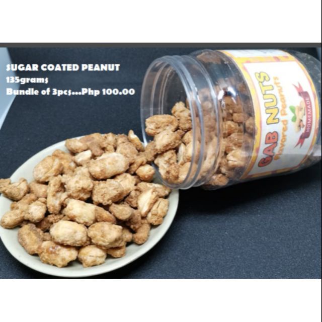 GAB NUTS Sugar Coated Peanut 135g (Bundle of 3pcs) | Shopee Philippines