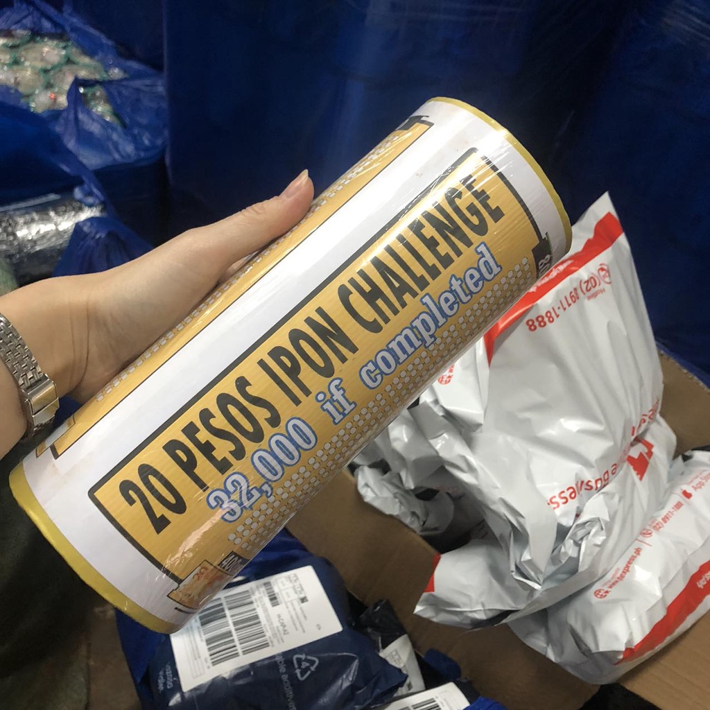 2024 7 / 8 / 9 inches Ipon challenge coin bank Peso Sense Ipon ...