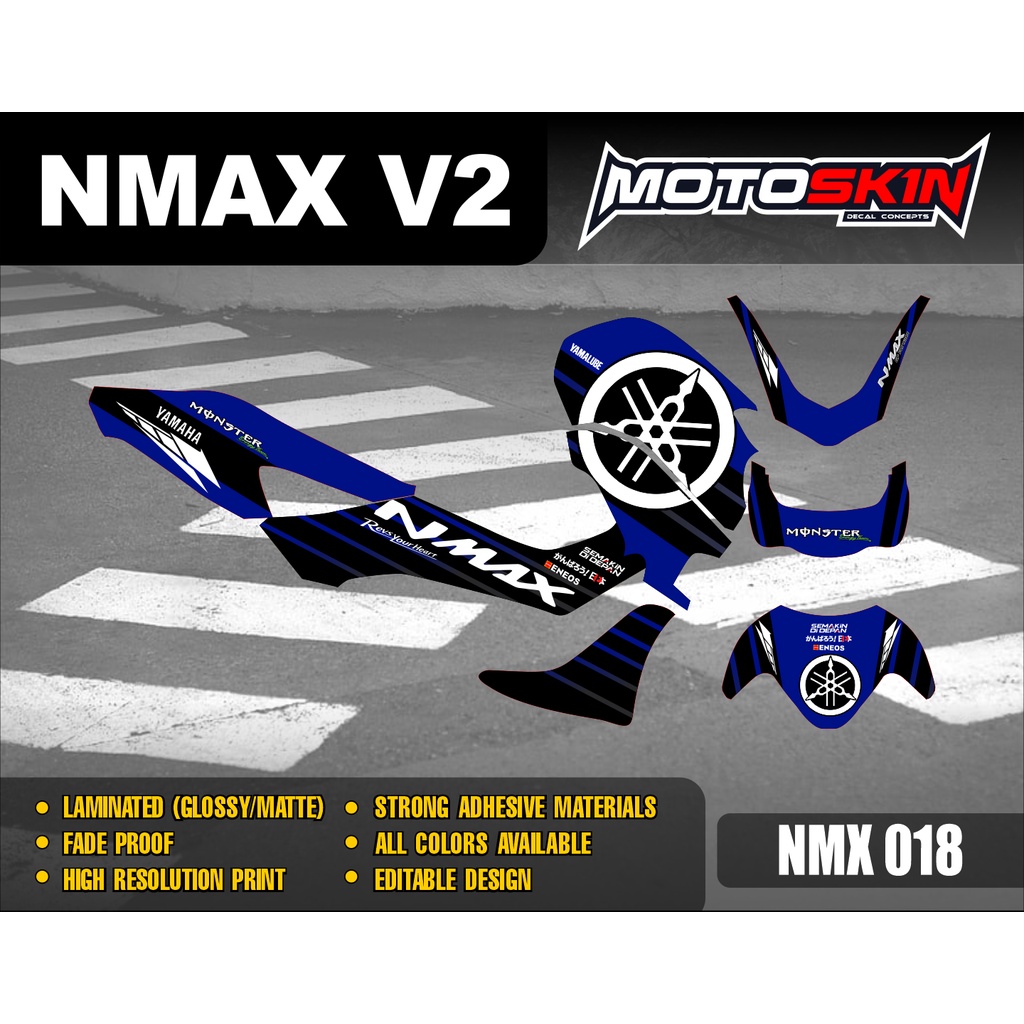 Yamaha Nmax Version 2 Full Decals | Shopee Philippines