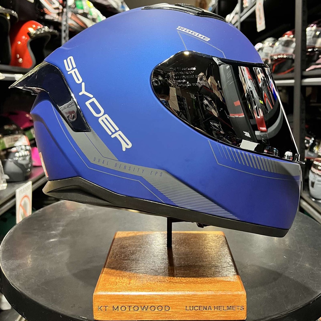 Spyder Helmet Rogue S0 Full Face Dual Visor w/ Free Extra Clear Visor ...