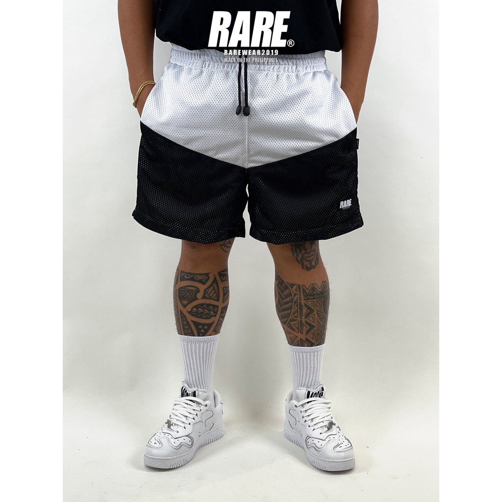 RARE BASIC BALLER SHORT WHITE/BLACK | Shopee Philippines