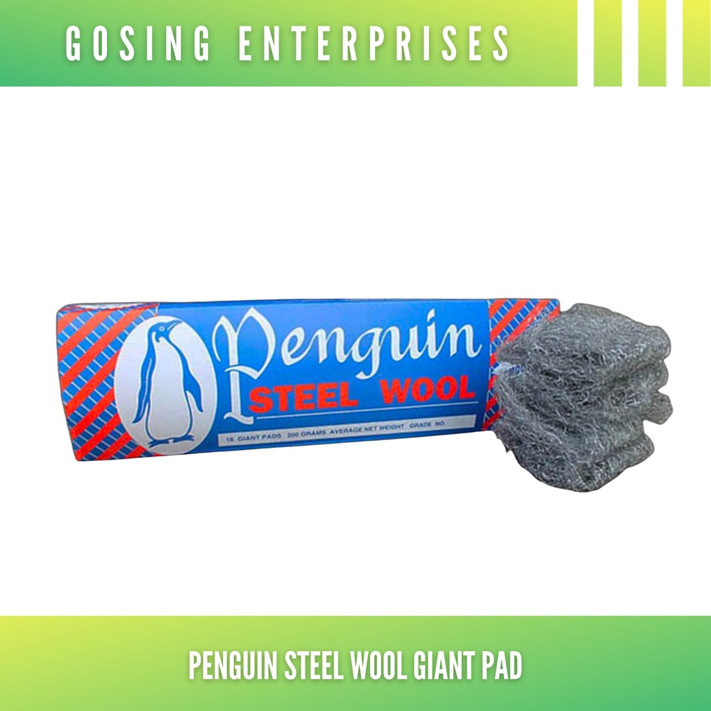 Penguin Steel Wool Giant Pad | Shopee Philippines