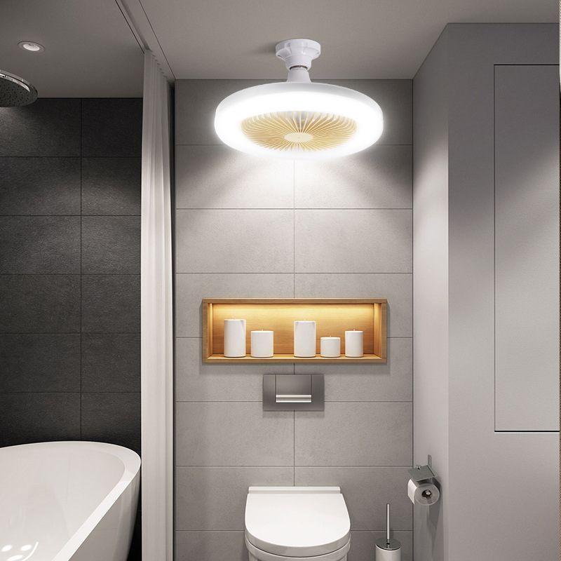 【STAR】LED Ceiling Fan With Light Bedroom Electric Silent Chandelier ...