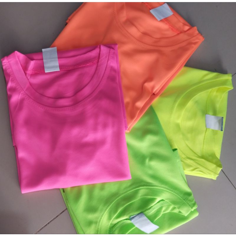 NEON Colors Drifit T-shirt Men & Women American size Plain Mens Apparel ...