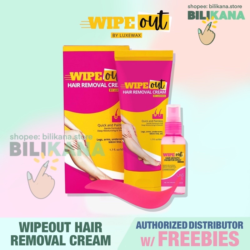 Wipeout Hair Removal Cream By Luxewax I Wipe Out | Shopee Philippines