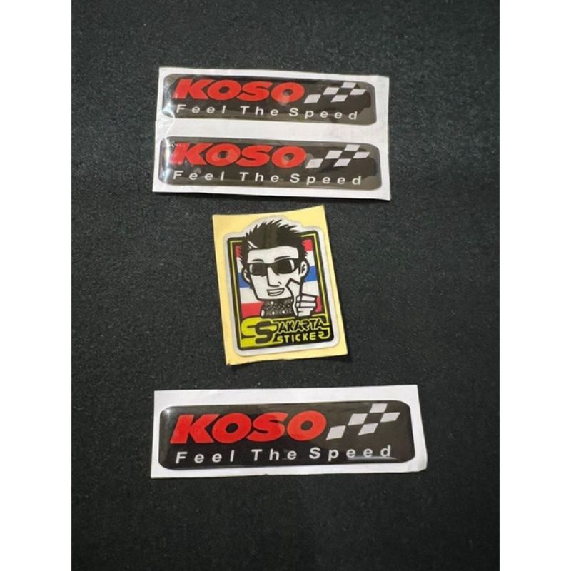 Honda Filter Box Koso Feel The Speed Jelly Emblem Sticker (sold per ...