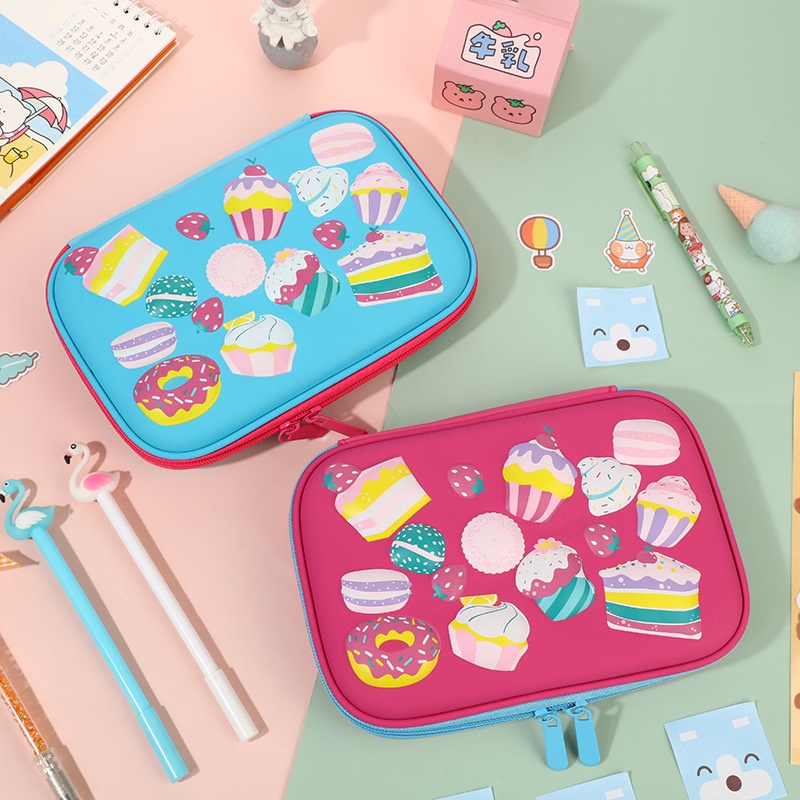 Pencil Case Sweet Cake Box Smiggle Cartoon EVA Student 3D Children's ...