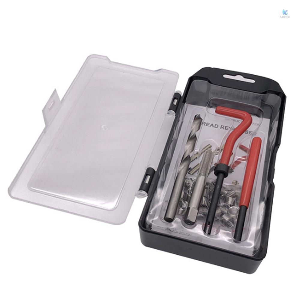 KKmoon 25Pcs M6 x 1.0 Thread Repair Kit Helicoil Compatible 6mm Damaged ...