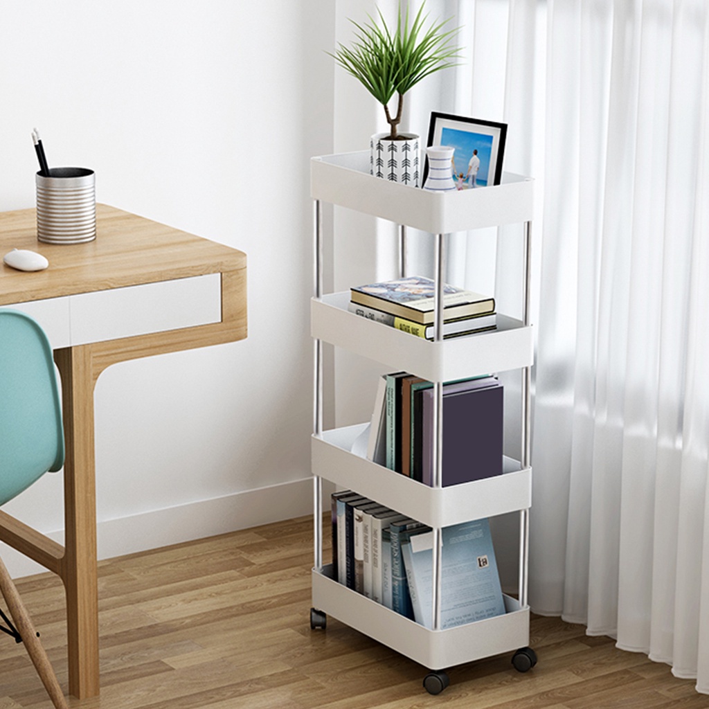 Clearance Sale! Trolley Shelf 3/4 Tier Raised Edge Long Lasting Steel ...