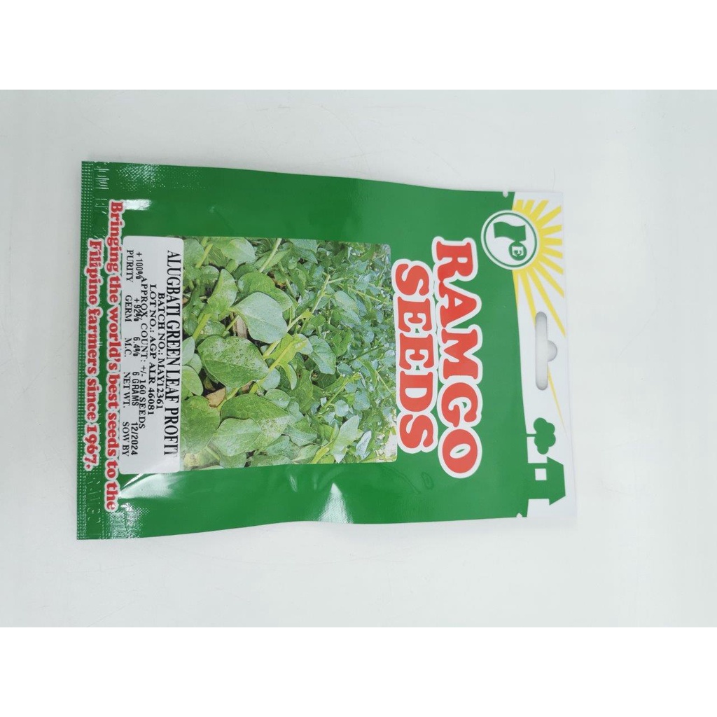 RAMGO ALUGBATI GREEN LEAF PROFIT SEEDS ( ORIGINAL GARDEN PACK ...