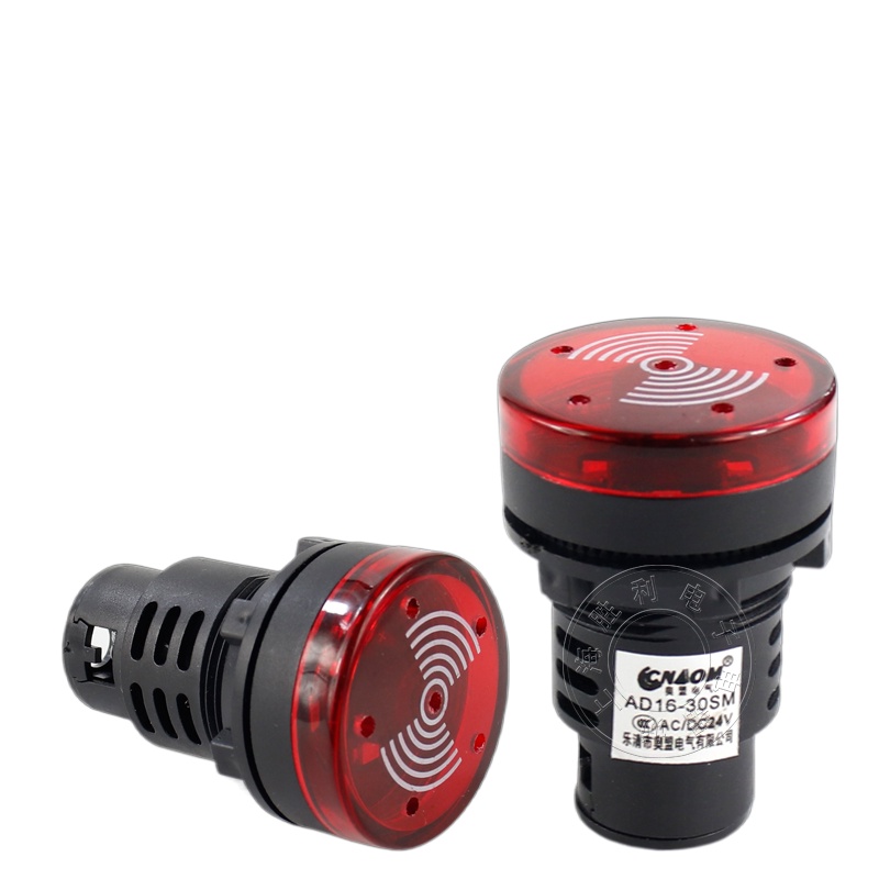AD16-30SM LED flash 30 buzzer speaker alarm sounder 220V opening 30MM ...