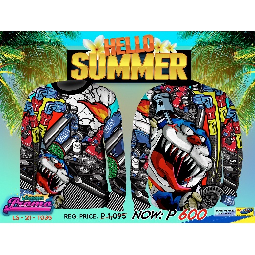 Motorcycle Club Long Sleeves Full Sublimation (High Quality DRIFIT ...