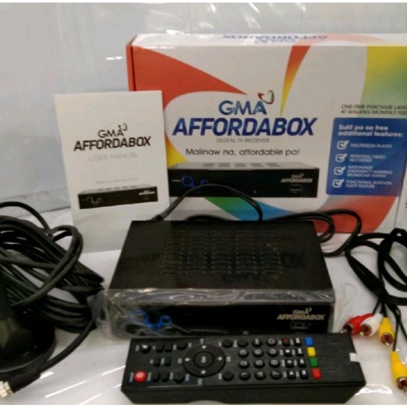 GF25054 GMA AFFORDABOX (DIGITAL TV RECEIVER) | Shopee Philippines