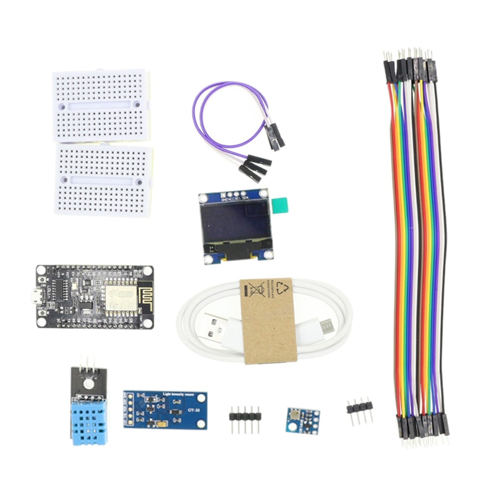 tvgZ Weather Station Kit Humidity and Ambient Pressure Sensors ESP8266 ...