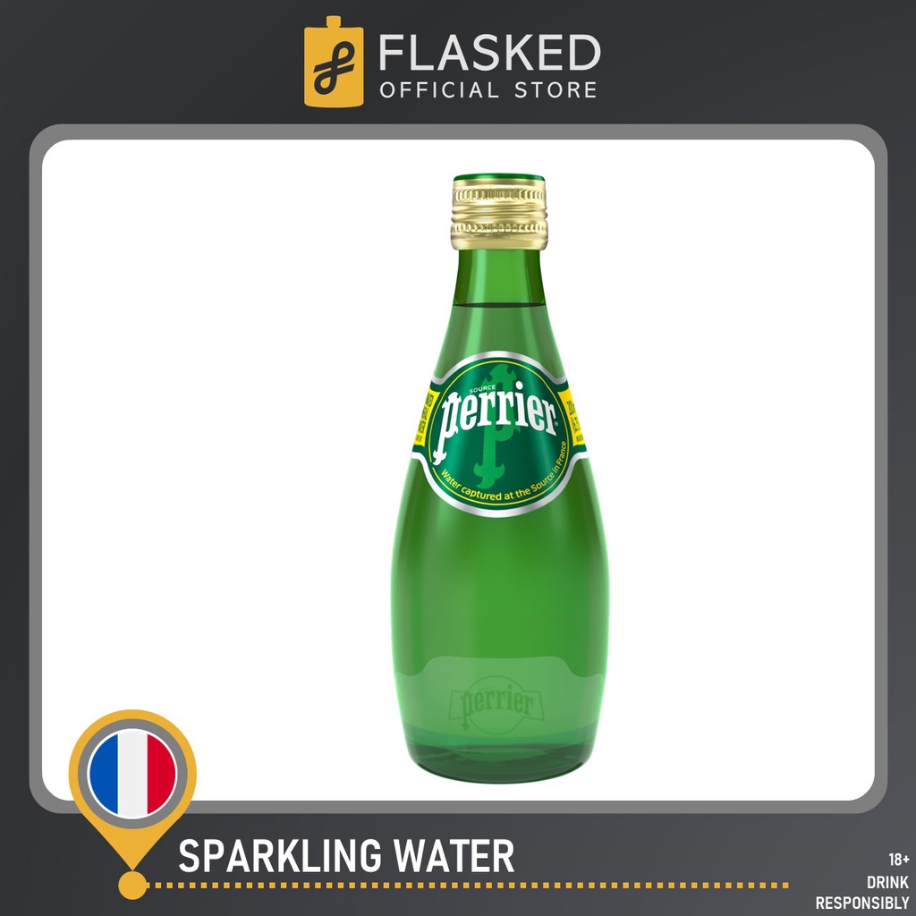 Perrier Sparkling Natural Mineral Water 330mL | Shopee Philippines