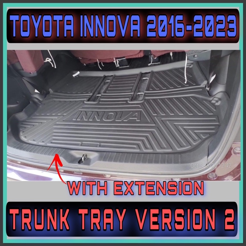 TOYOTA INNOVA 2016-2023 CARGO TRAY WITH EXTENSION | Shopee Philippines