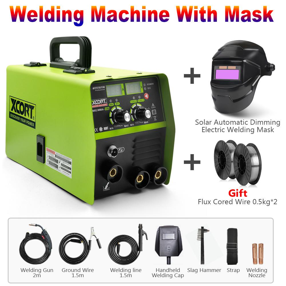 MIG MMA Welding Machine 175A Electric Semi-automatic Without Gas Welder ...