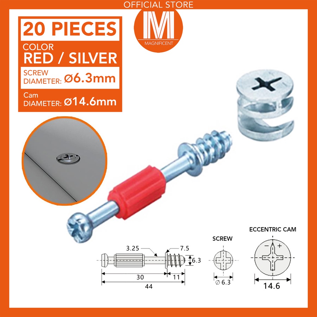 ۩Mini Fix Set Screw Steel (20 pieces) | Shopee Philippines