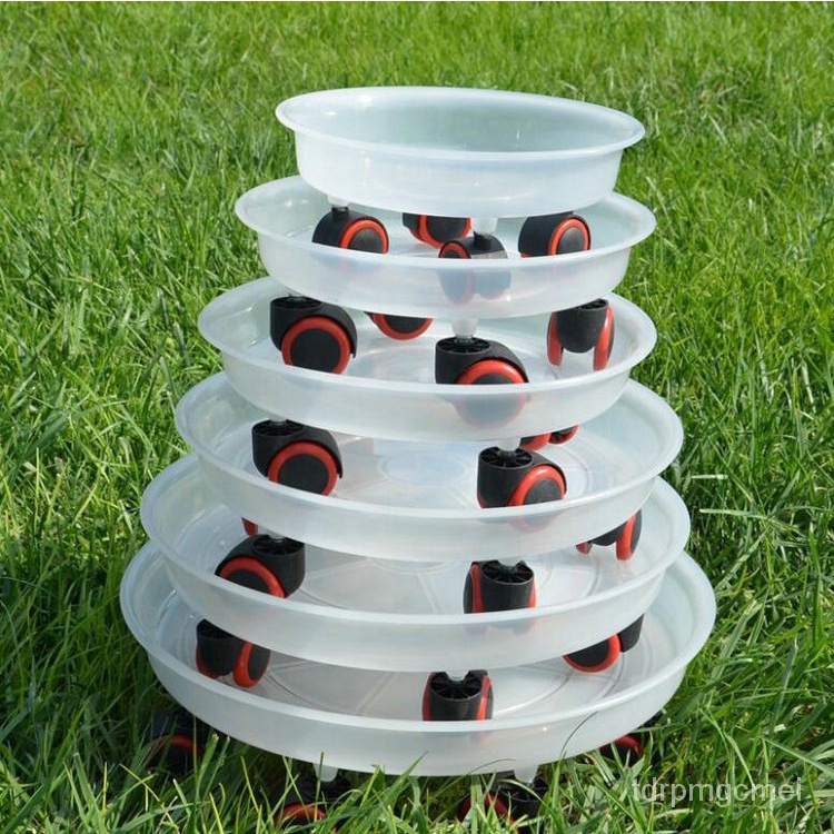 Round flowerpot shelf round iron pot holder with Plant Dolly Flower Pot ...
