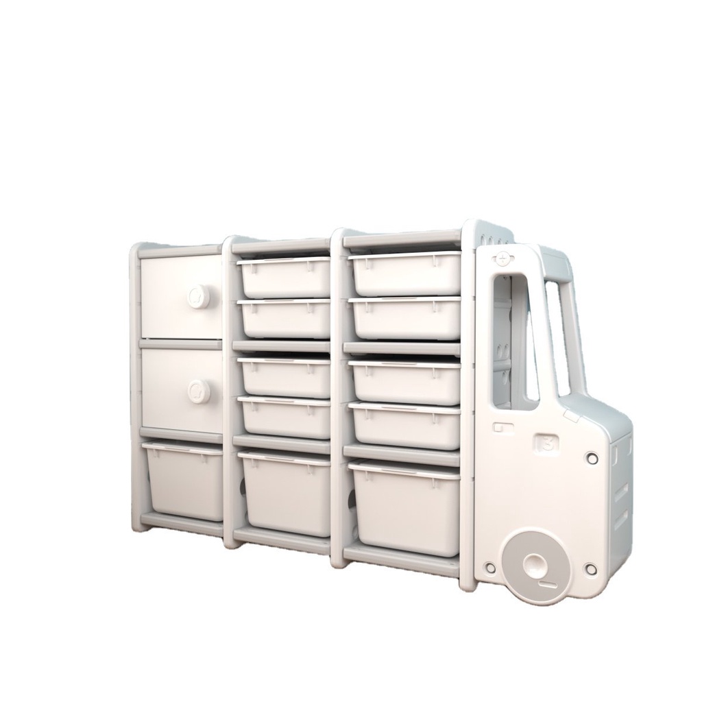Large Capacity Car Cartoon Children Toys Storage Rack Kids Organizer ...